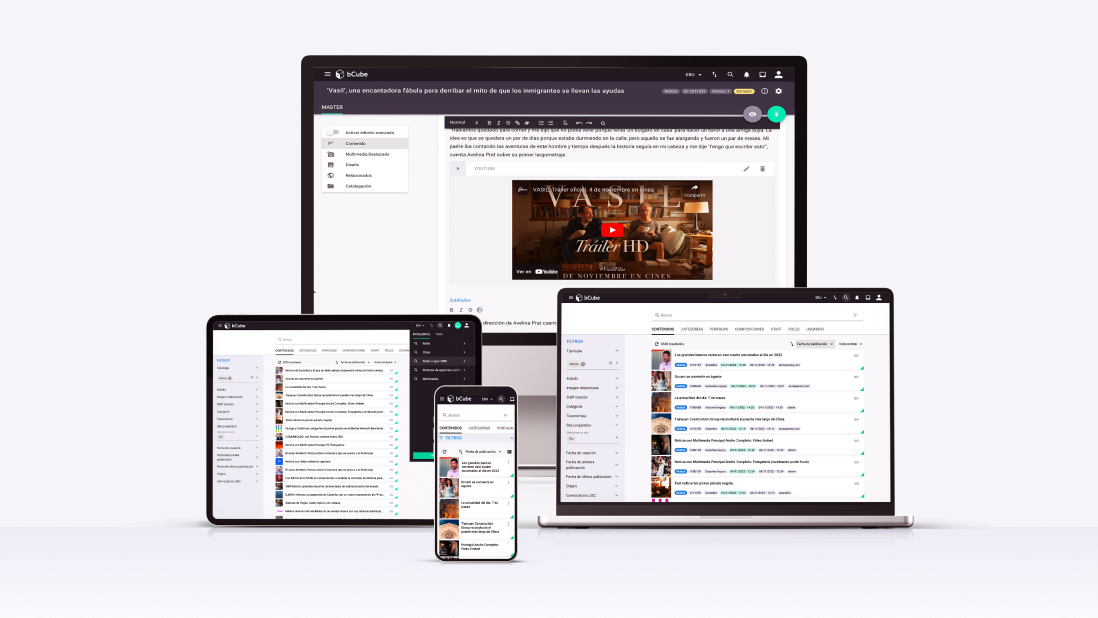 ¿Qué es bCube CMS?